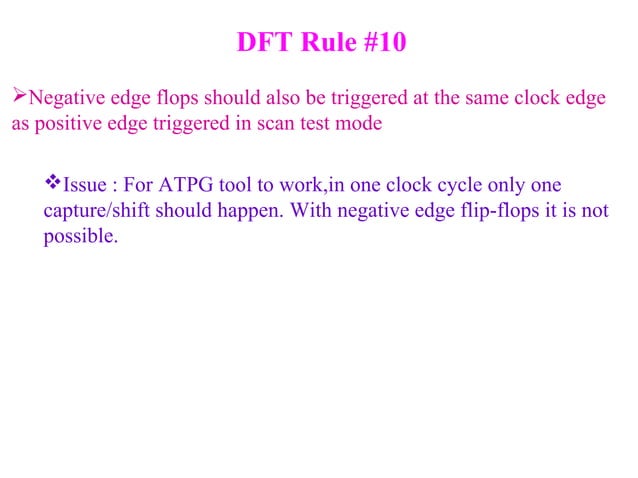 DFT Rules, set of rules with illustration | PDF | Technology & Computing