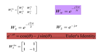 Computing DFT using Matrix method | PDF