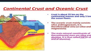 geography chapter 2 pptx inside our earth ,core mantle crust its ...
