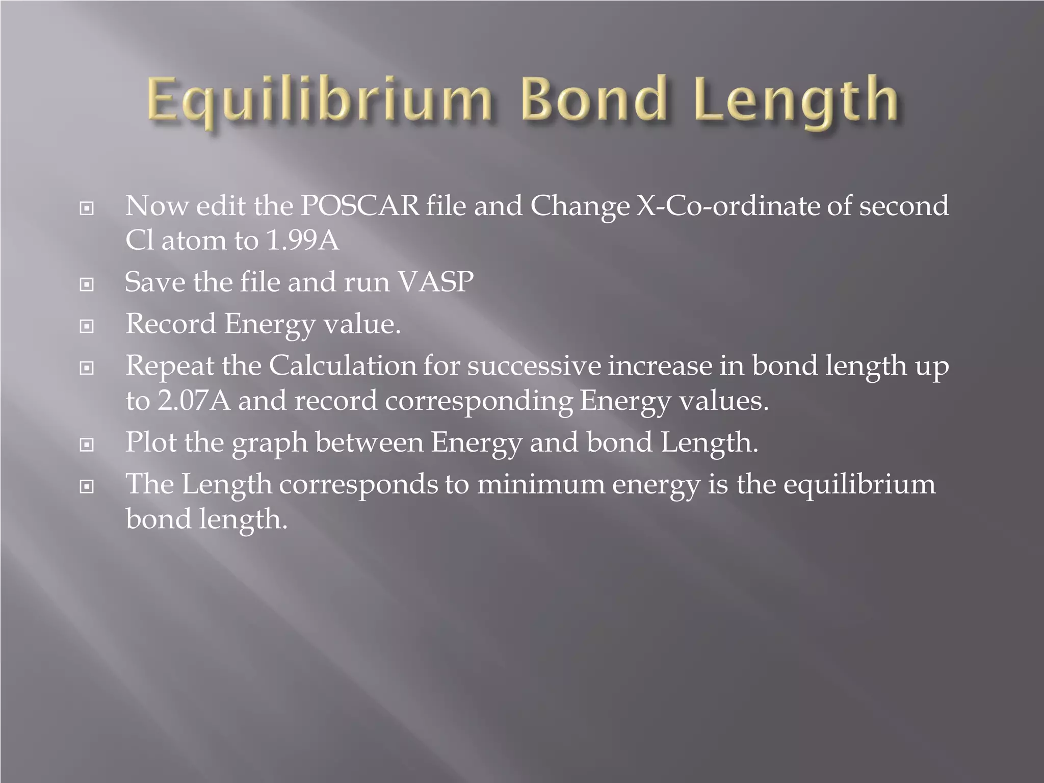 Dft calculation by vasp | PDF