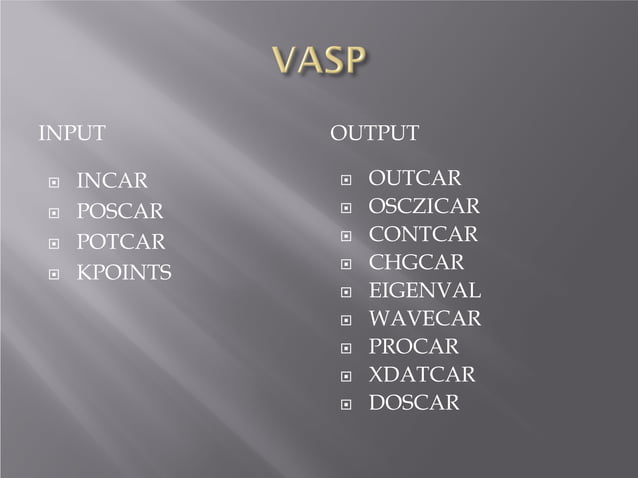 Dft calculation by vasp | PDF