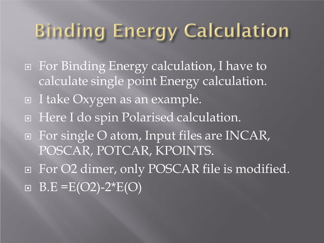 Dft calculation by vasp | PDF
