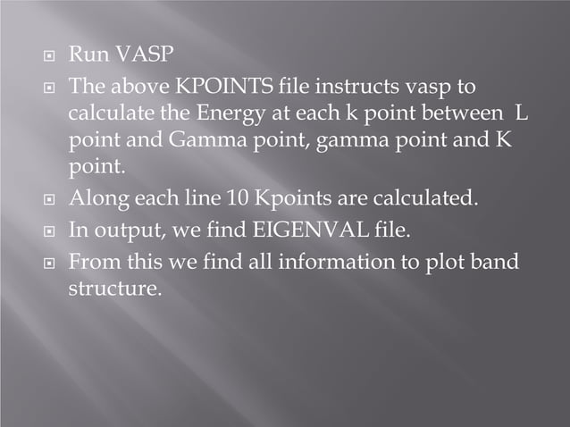 Dft calculation by vasp | PDF