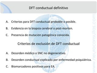 Características Neuropsicológicas de la demencia fronto-temporal ...