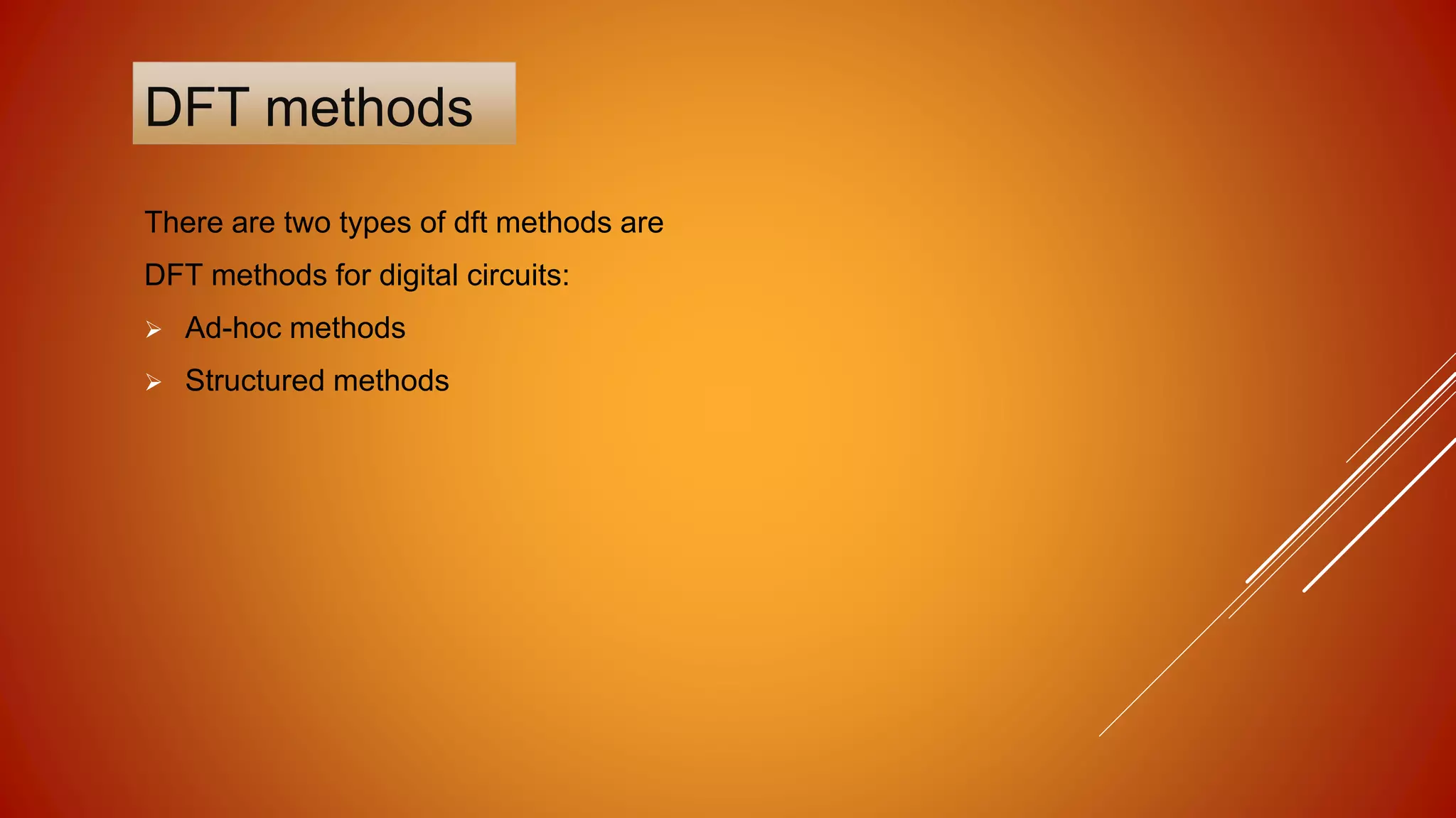 Dft (design for testability) | PPTX