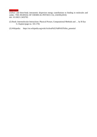 Dft energy calculation | PDF
