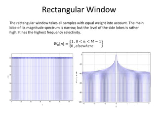 Dft,fft,windowing | PPT