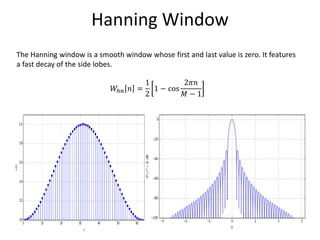 Dft,fft,windowing | PPT