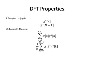 Dft,fft,windowing | PPT