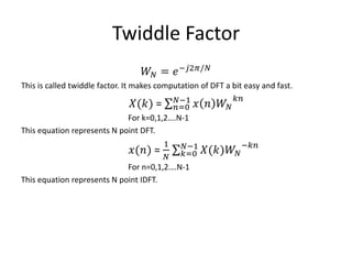 Dft,fft,windowing | PPT