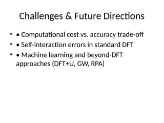 Density Functional Theory (DFT) for Battery Research | PPT