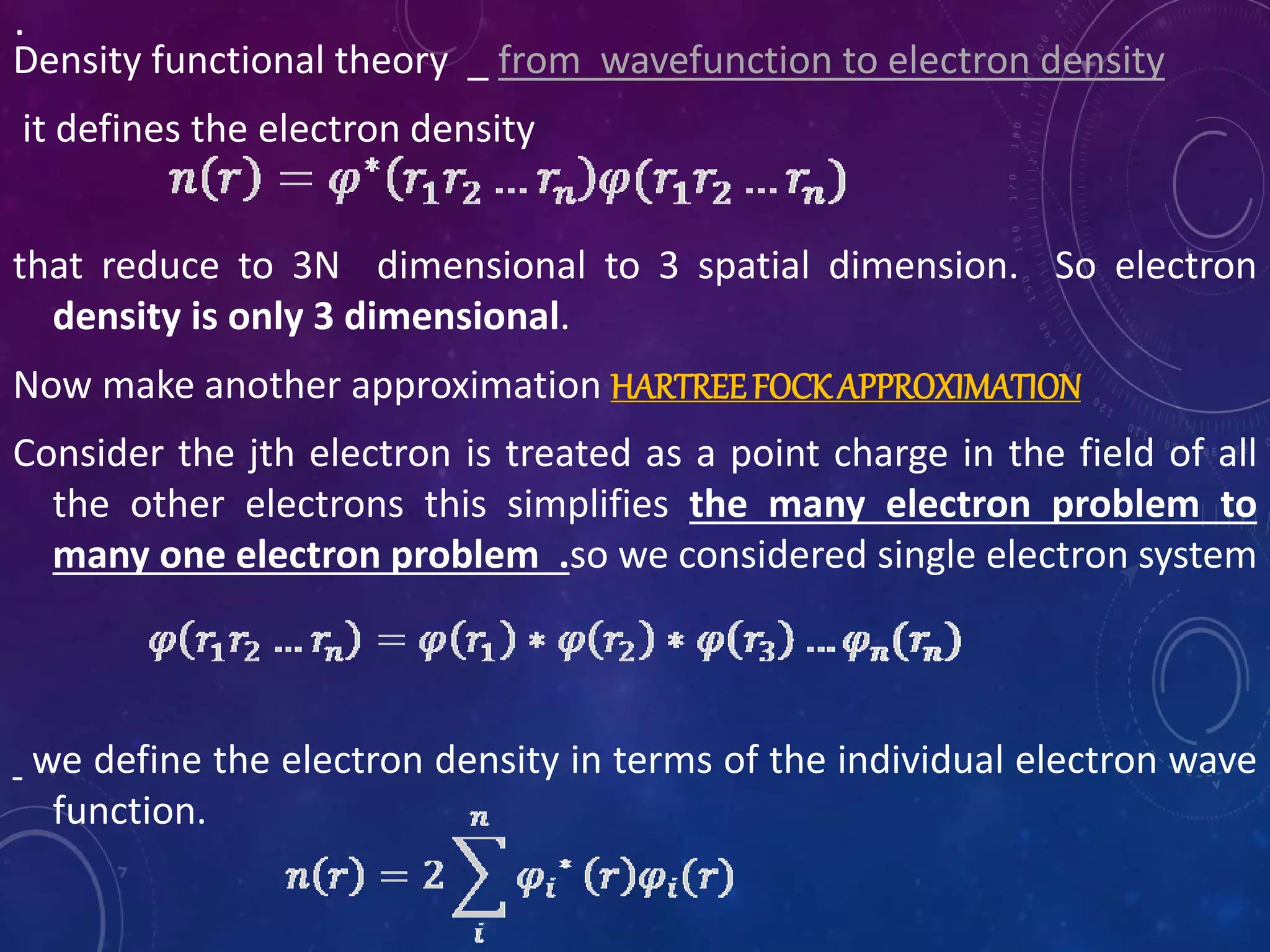 Density functional theory | PPTX