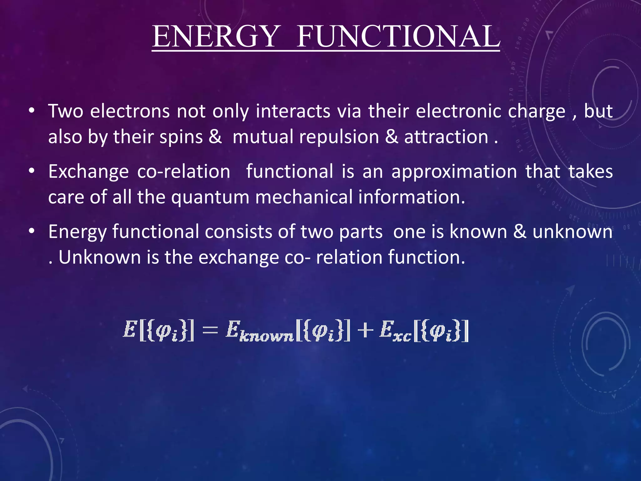 Density functional theory | PPTX