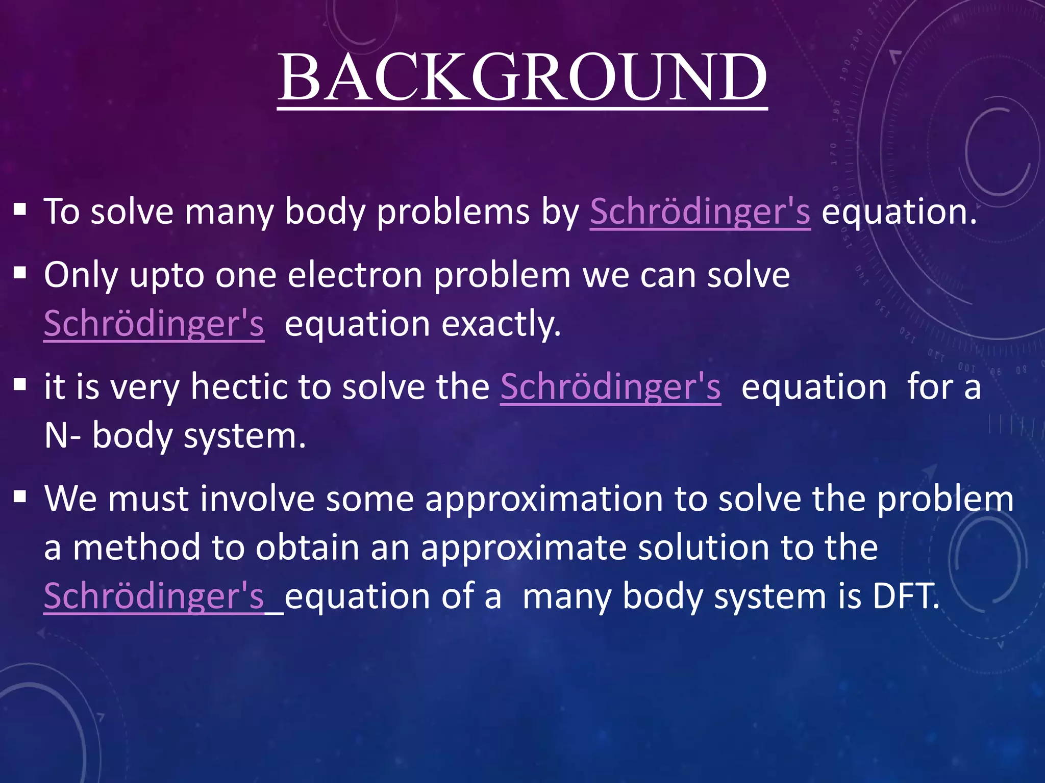 Density Functional Theory Ppt