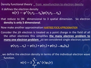 Density functional theory | PPTX