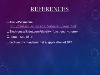 Density functional theory | PPTX