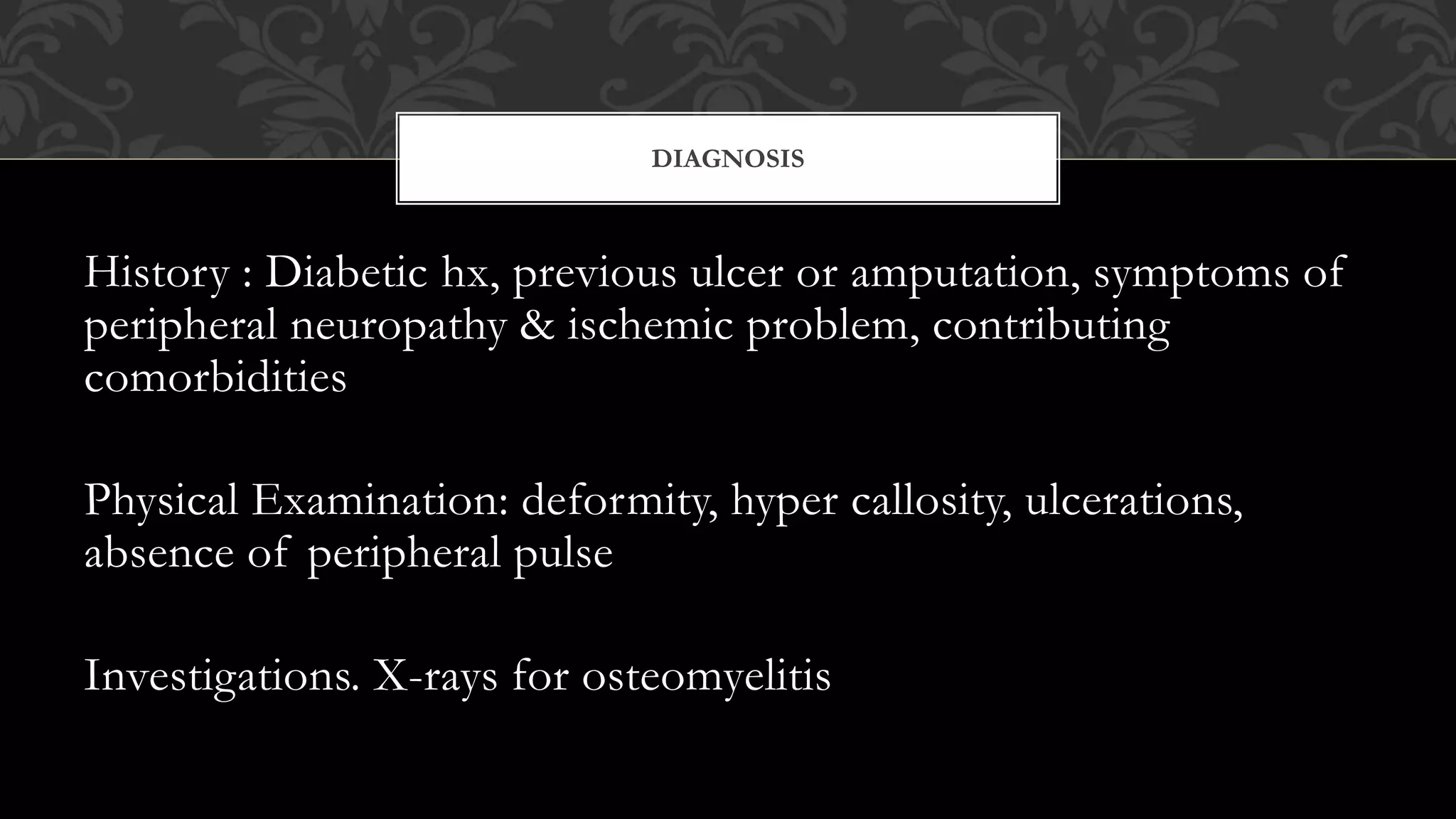 Diabetic Foot Sepsis | PPTX