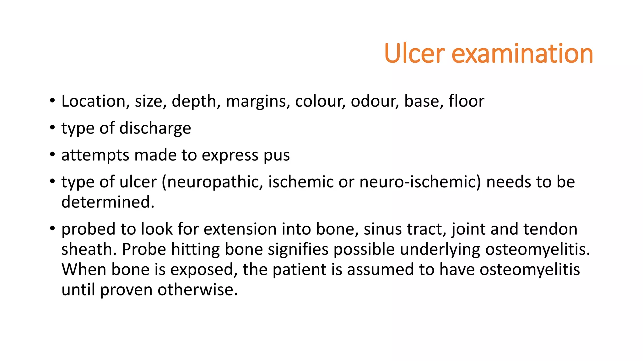 DIABETIC FOOT ULCER | PPTX
