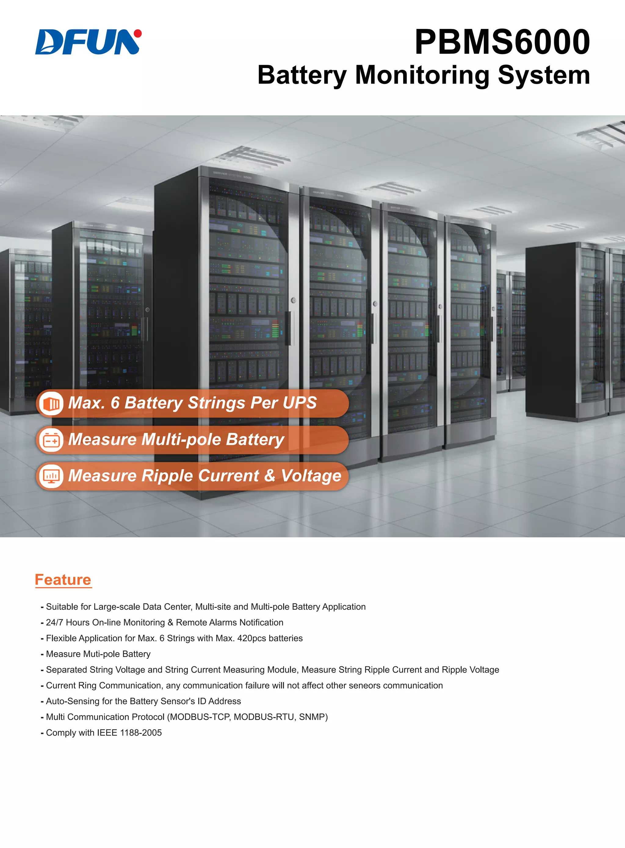 Dfun pbms6000 battery monitoring system 2021 v2.0 | PDF