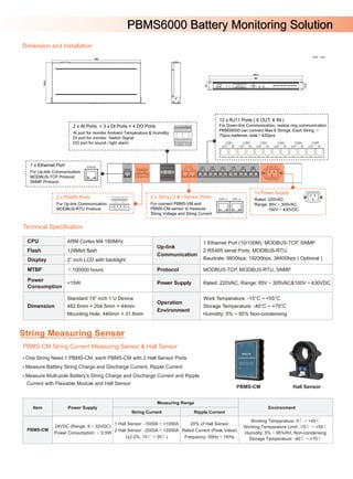Dfun pbms6000 battery monitoring system 2021 v2.0 | PDF