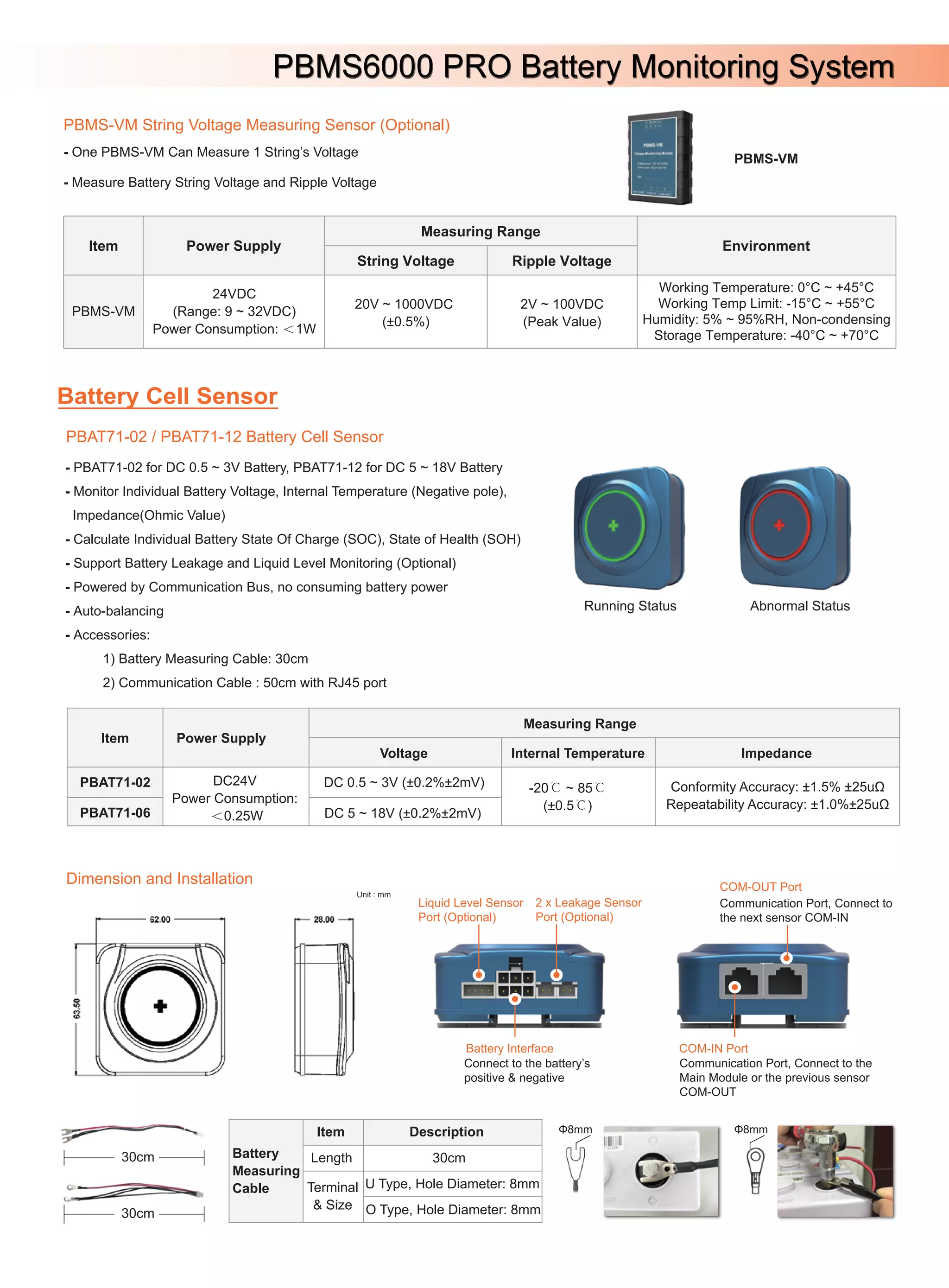 Dfun pbms6000 pro battery monitoring system 2021 v2.0 | PDF