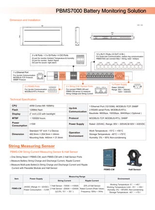 Dfun pbms7000 battery monitoring system 2021 v2.0 | PDF