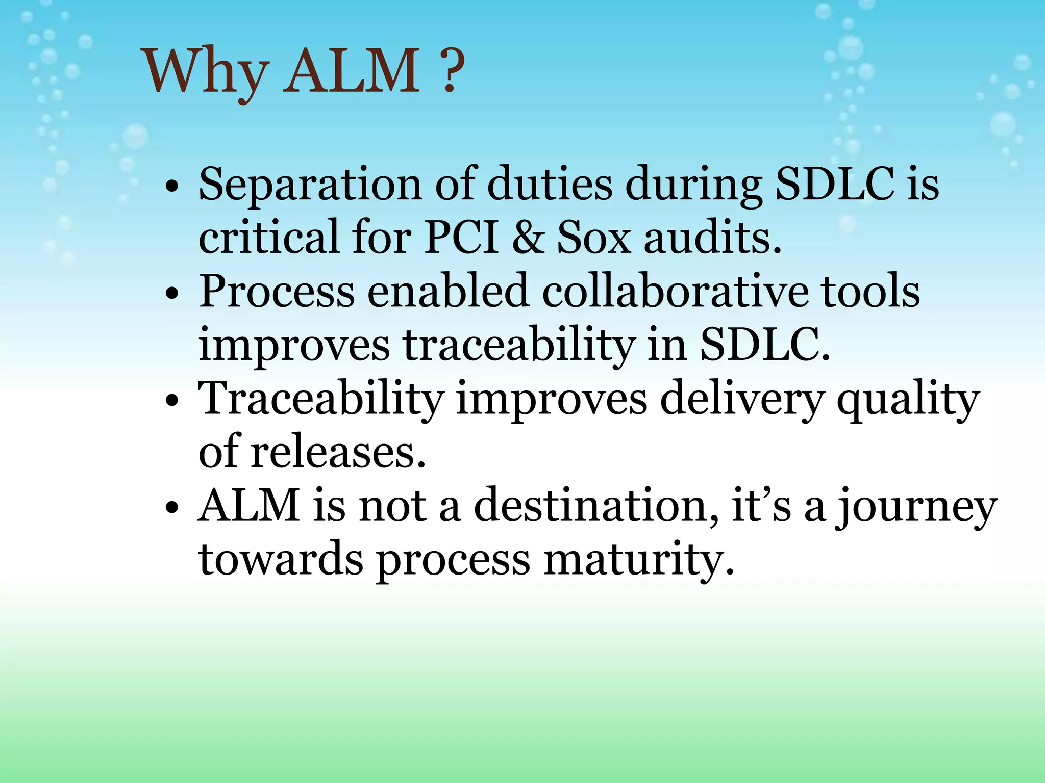 Application Life Cycle Management Ppt Computer Software And