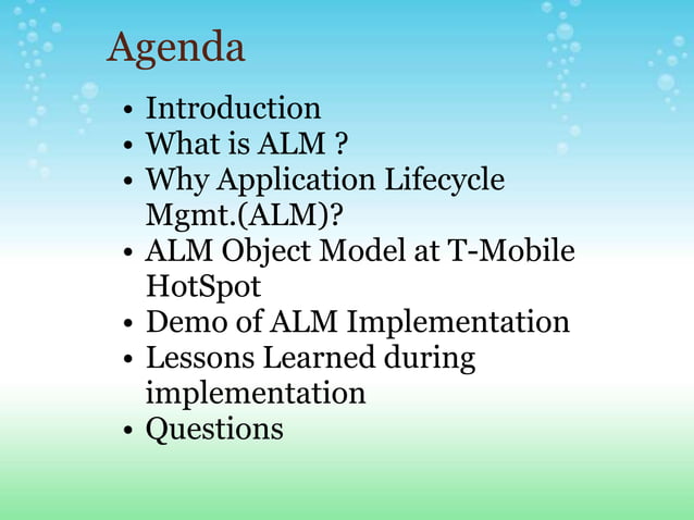 Application Life Cycle Management Ppt Computer Software And