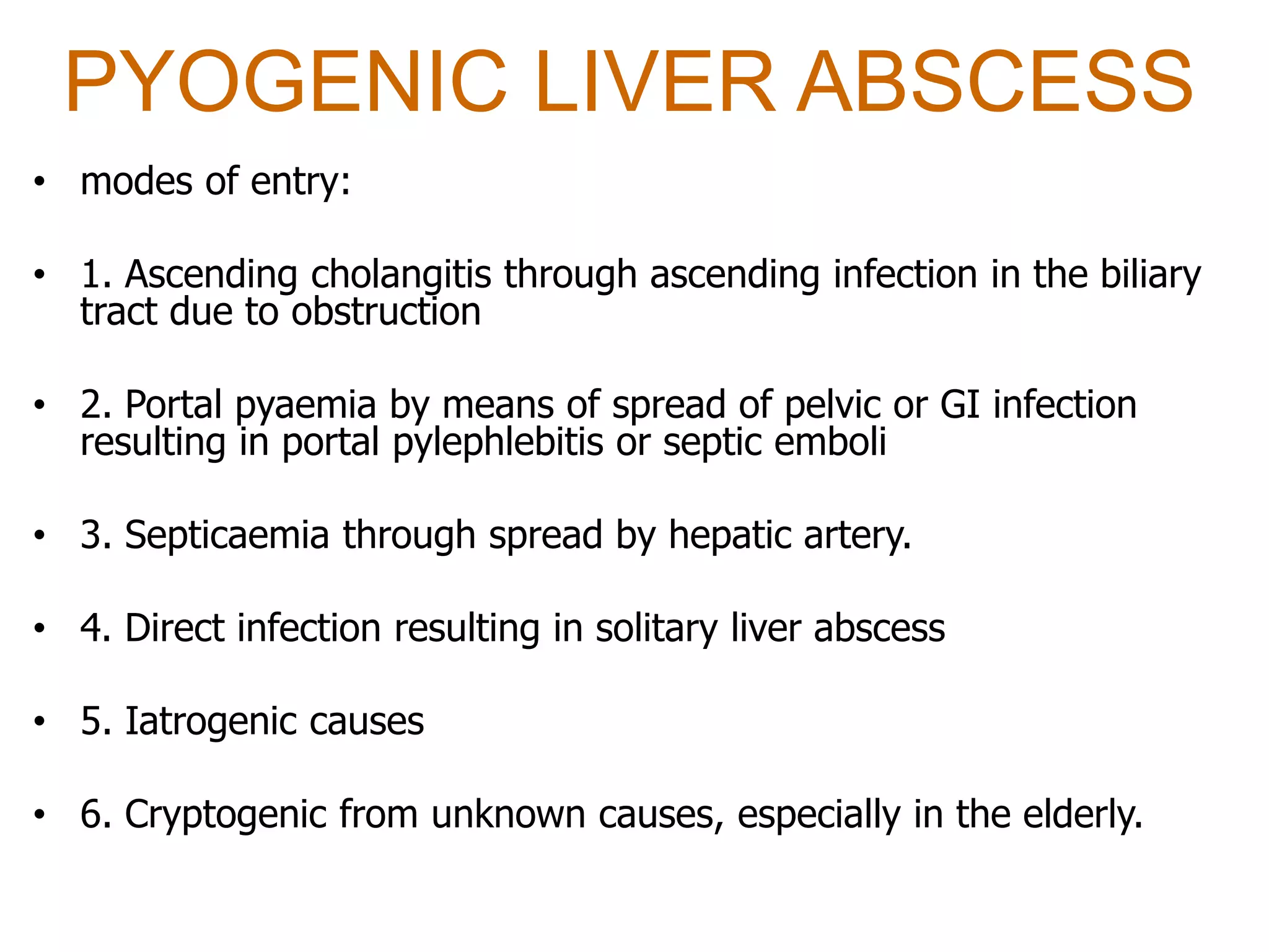 THE LIVER: LIVER ABSCESS | PPTX