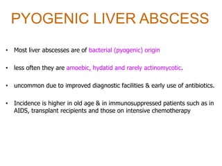 THE LIVER: LIVER ABSCESS | PPT