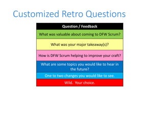 Raising the Retro Bar | PPT