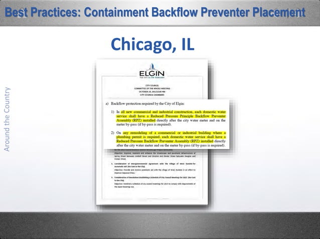 Waterworks Best Practices: Containment Backflow Preventer Design ...