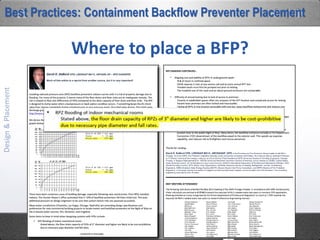 Waterworks Best Practices: Containment Backflow Preventer Design ...