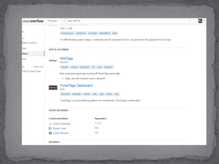 GitHub & Stack Overflow Recruiting | PPTX