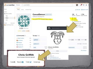 GitHub & Stack Overflow Recruiting | PPTX