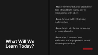 Relentless Leadership with DFWULYP | Dr. Michael Burks Jr. | PPTX
