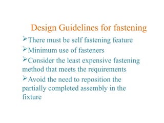 DFX - DESIGN FOR ASSEMBLY-DFX - DESIGN FOR ASSEMBLY | PPTX