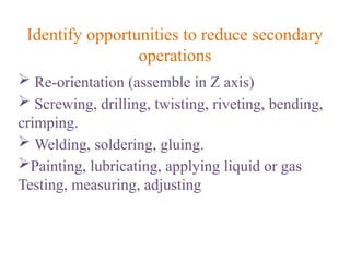 DFX - DESIGN FOR ASSEMBLY-DFX - DESIGN FOR ASSEMBLY | PPTX