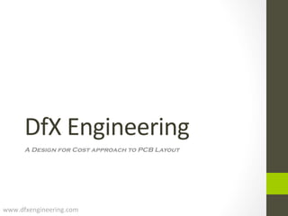 Dfx design for_cost | PDF