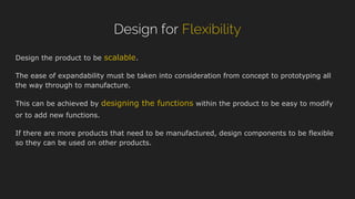 Design For X Guidelines | PDF