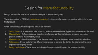Design For X Guidelines | PDF