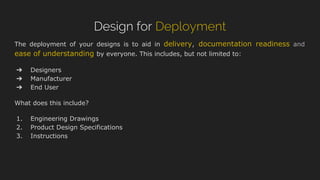 Design For X Guidelines | PDF