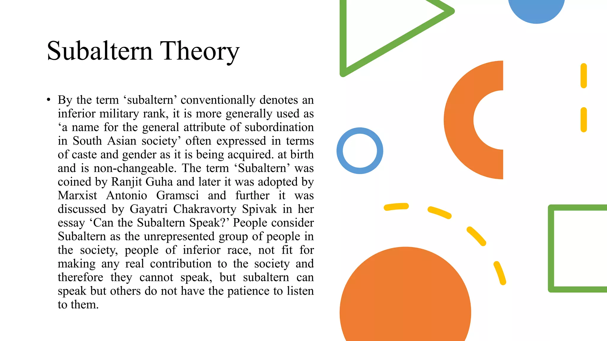 Karna as voice of subaltern | PPTX