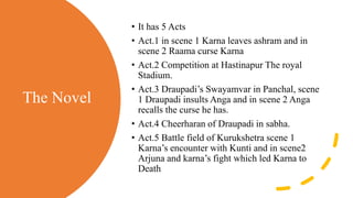 Karna as voice of subaltern | PPTX