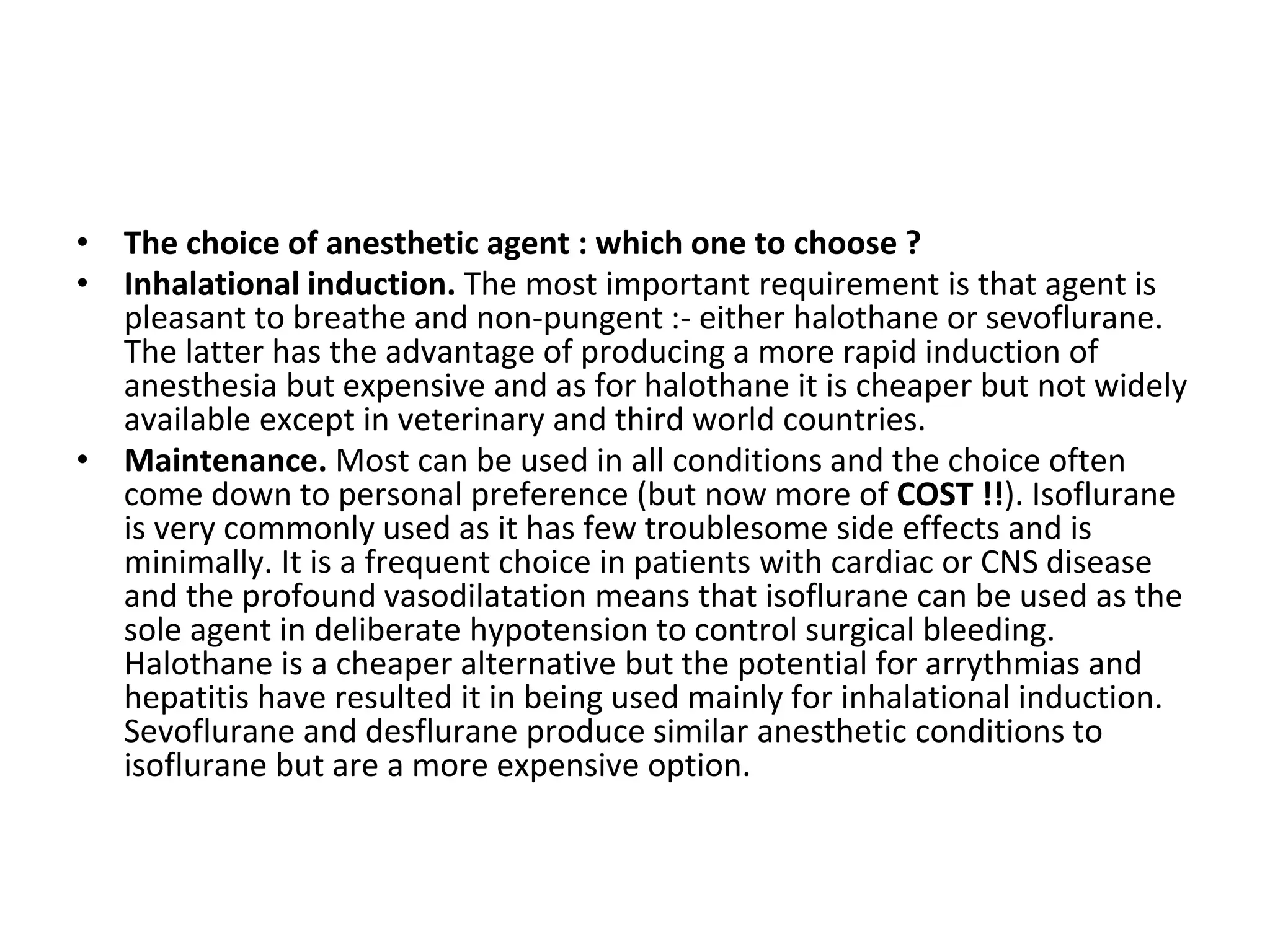 Basic pharmacology of anesthesia drugs | PPTX