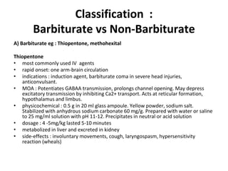 Basic pharmacology of anesthesia drugs | PPTX
