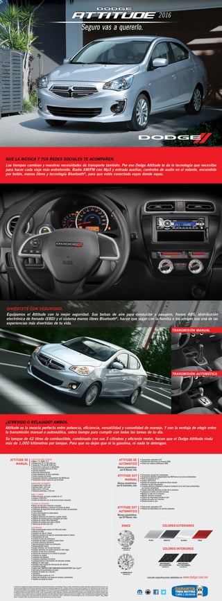 Dodge Attitude - 2016 | PDF