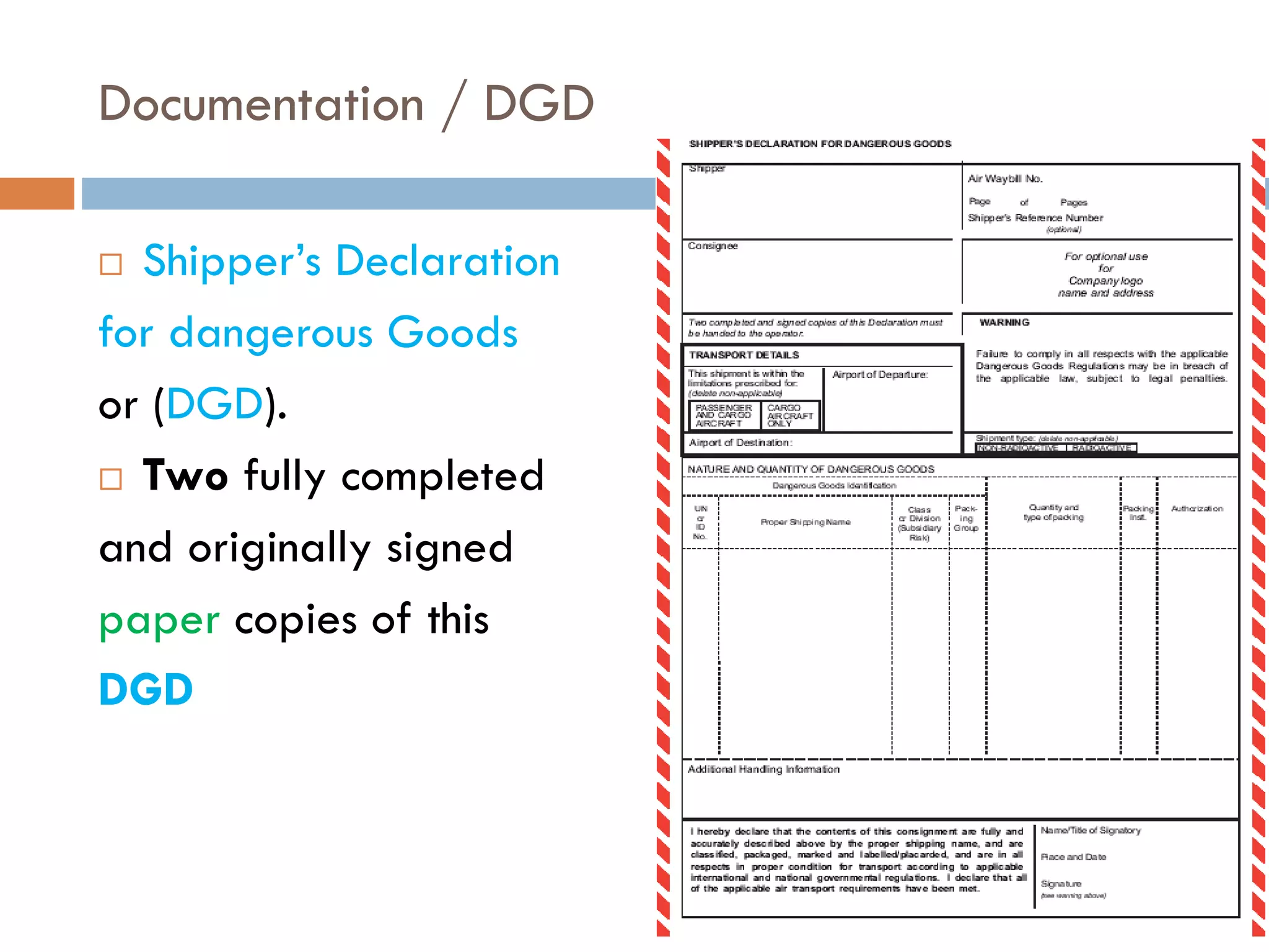 Dangerous Goods Training- awareness | PDF