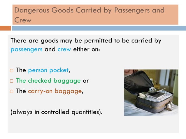 Dangerous Goods Training- awareness | PDF | Logistics and ...