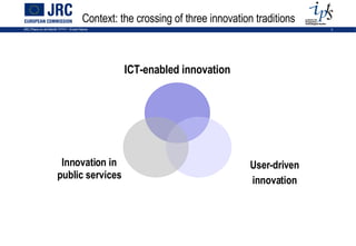 user driven innovation in public services | PPT